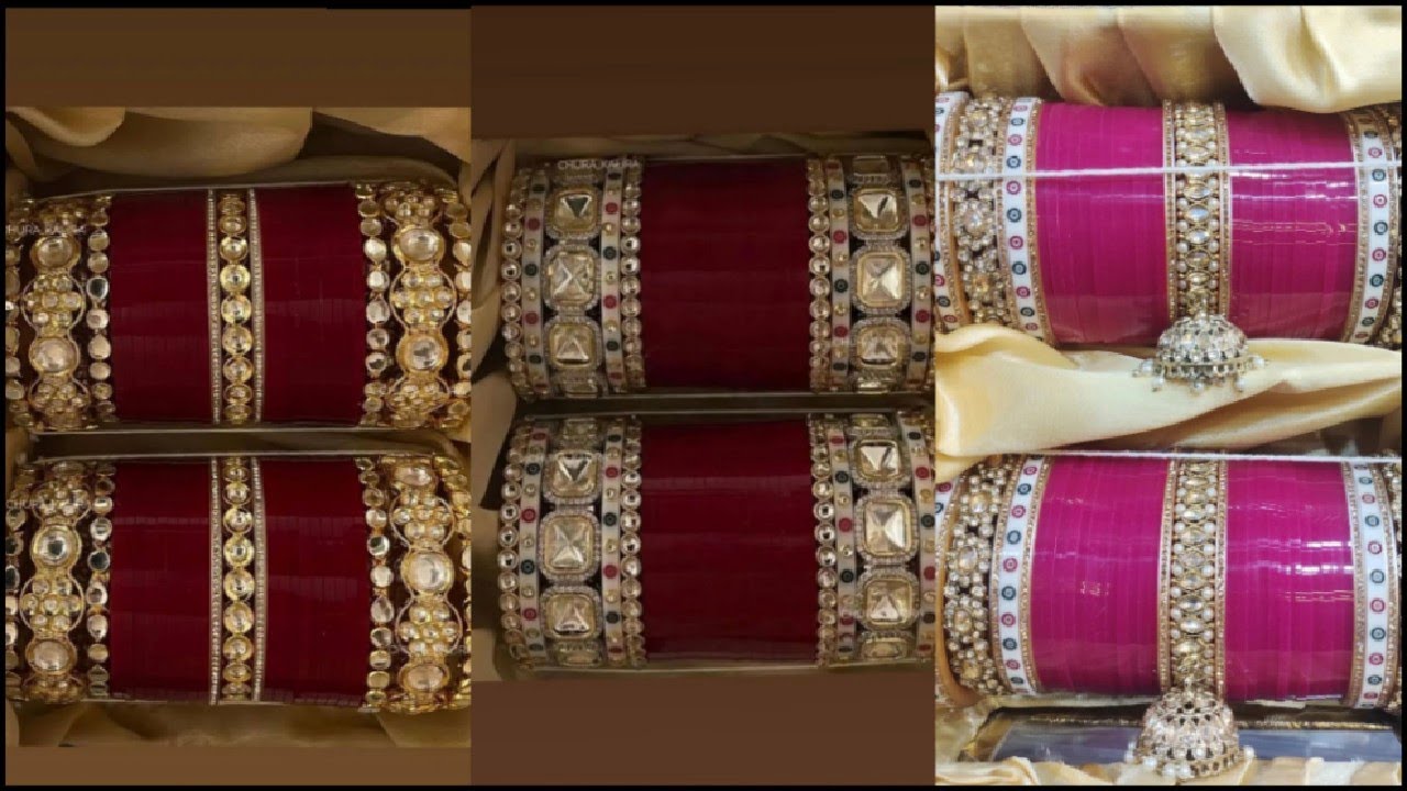 beautiful designs of designer chudda for brides 😘 - YouTube