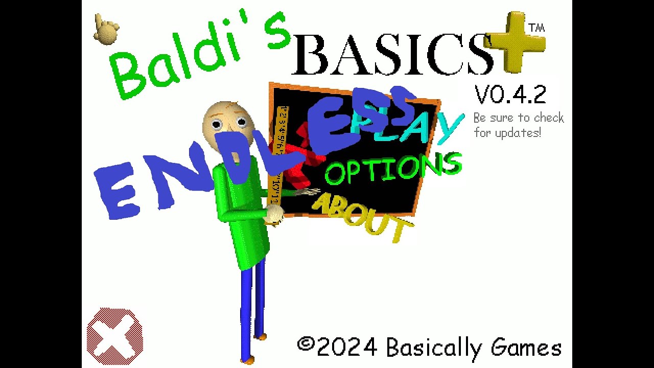 Baldi's Basics Plus Part:4 ENDLESS MODE - YouTube
