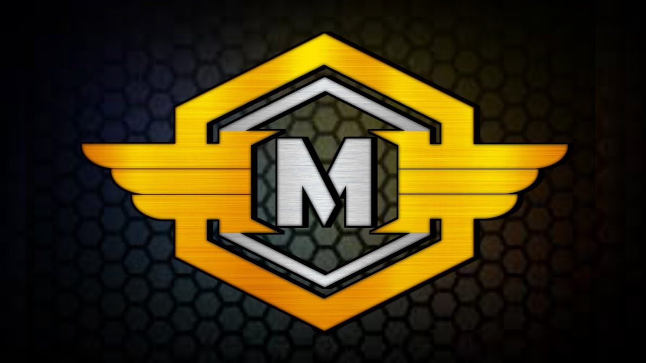 m diye logo🤪Letter 'm' stylish logo design on pixellab || Professional ...
