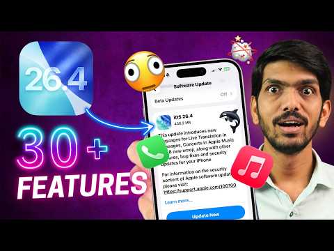 iOS 26.4 Stable Update Released - What's New in Hindi - 30+ Features of iOS 26.4 Explained