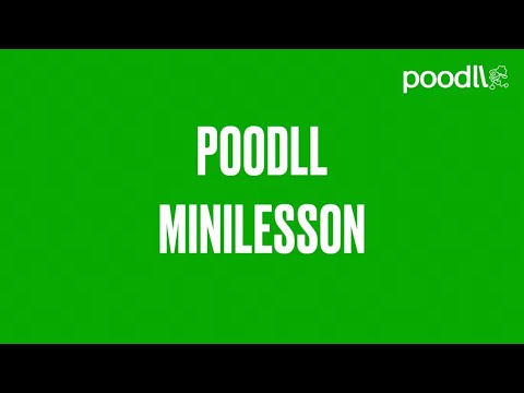 Poodll MiniLesson Introduction - YouTube