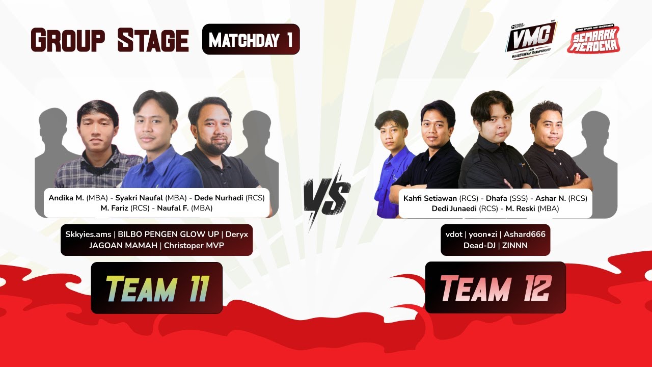 Team 11 vs Team 12 | VMC 2024 - Group Stage - YouTube