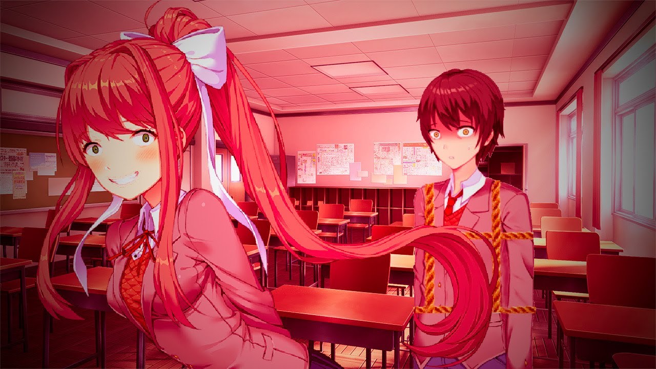 {DDLC Mod} Monika Kidnaps MC - YouTube