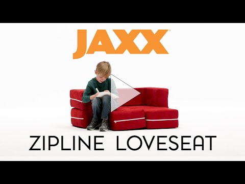 Jaxx Zipline Convertible Loveseat for Kids