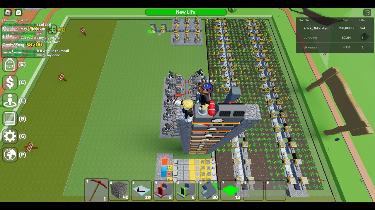 FunzPlayz! - Multi (Farm)! [Life:574] #1 in Roblox : Block Tycoon ⛏️ ...