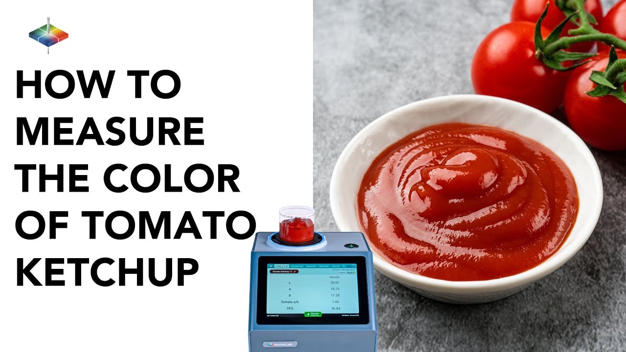 Ensuring Quality: How to Measure the Color of Tomato Ketchup - YouTube