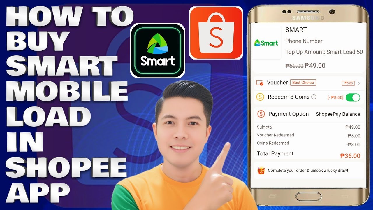 Shopee Smart Load Tutorial: How To Buy Smart Mobile Load in Shopee App ...