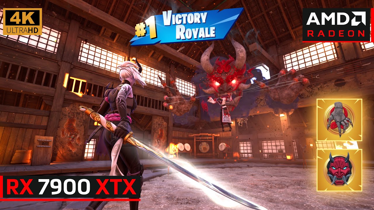 Fortnite C6 S1 | RX 7900 XTX | 4K Max Graphics RT OFF | Tactical Night ...