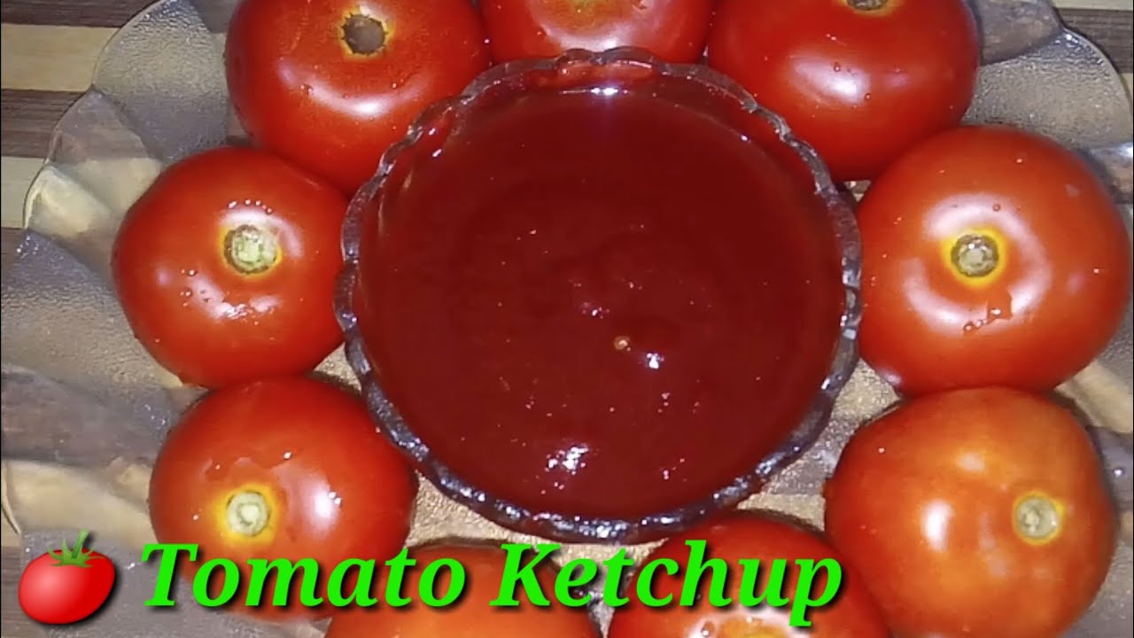 Homemade Tomato Ketchup recipe//Tomato Sauce - YouTube