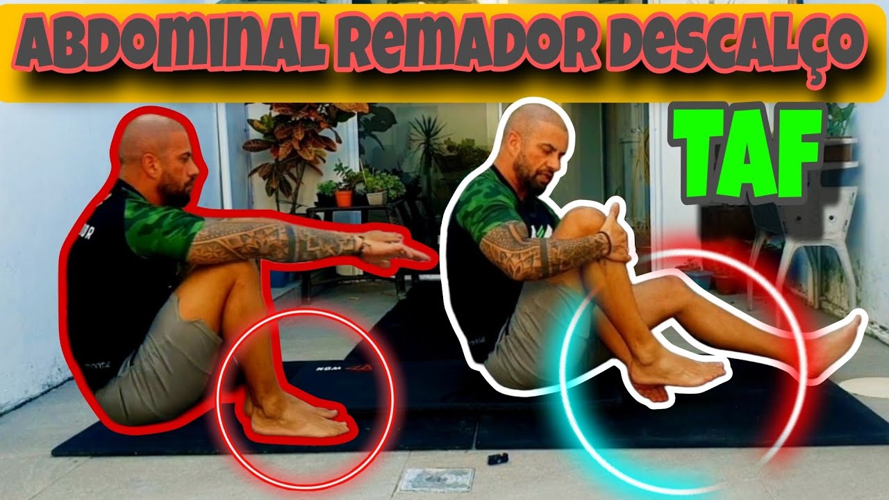 O Segredo Para Um Abdominal Remador Mais Eficiente: Pés No Chão! - YouTube