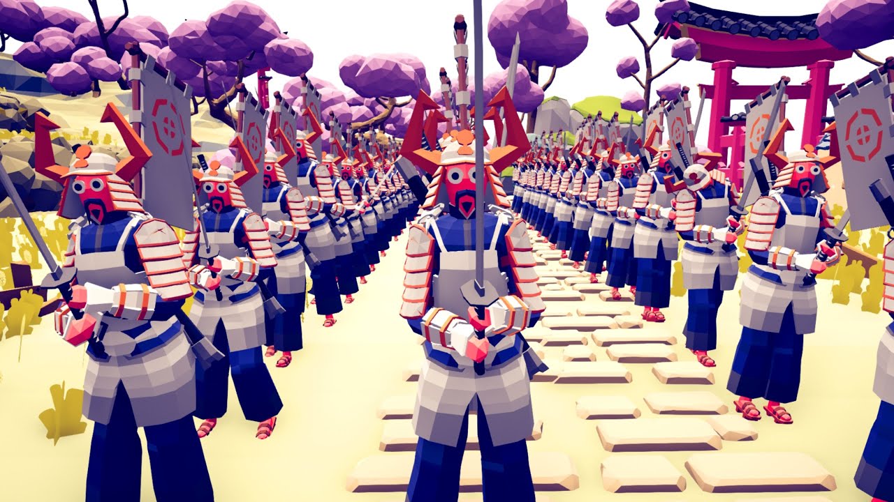 CAN 100x SAMURAI DEFEND CASTLE? - Totally Accurate Battle Simulator ...