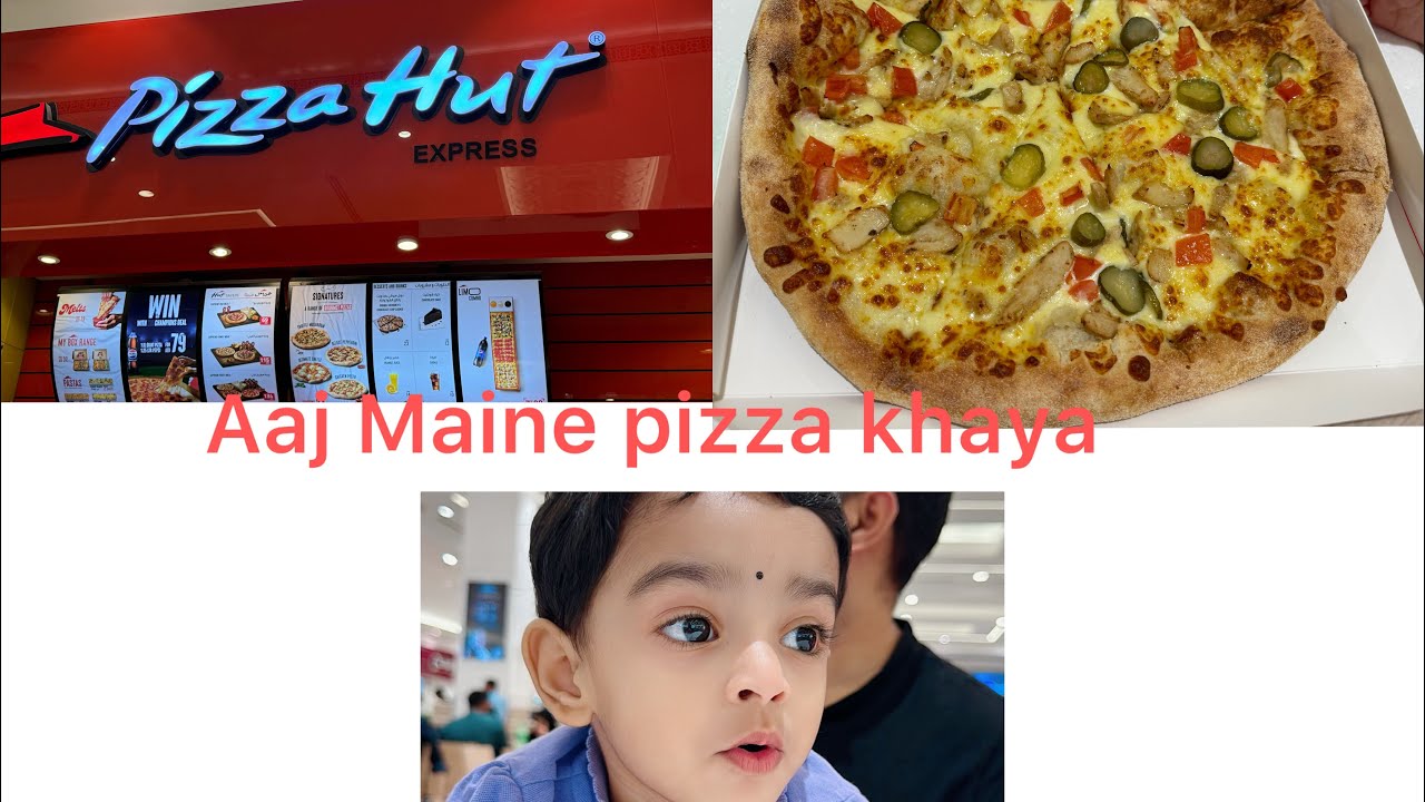 Aaj mai city center Gaye jo Sharjah mai h# pizza khaye# full enjoy 😊 ki# Tahreem baby - YouTube