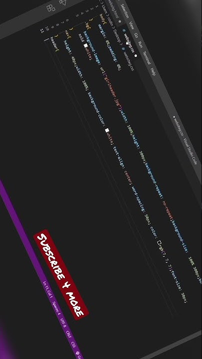 Short Shortvideo Viralvideo Single Page Website Making Coding Status Html And Css Use Only