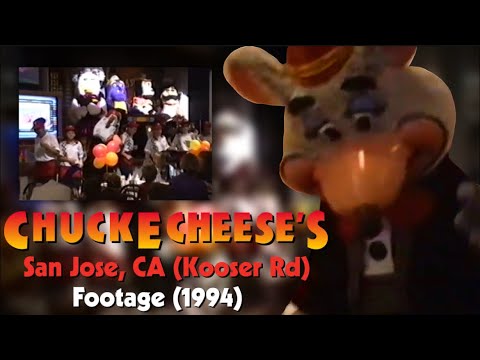 Chuck E Cheese’s In San Jose, CA (Kooser Rd) - 1994 Footage - YouTube