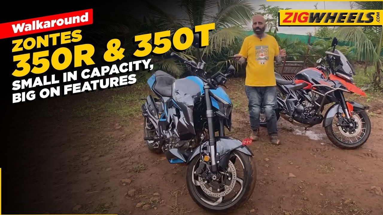 Zontes 350R & 350T - Mid-capacity Gets More Feature Packed - YouTube