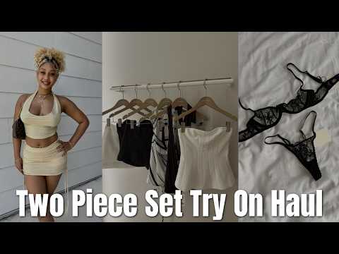 SHEIN 2 PIECE SET TRY ON HAUL & HONEST RATINGS | PETITE CURVY GIRL REVIEW