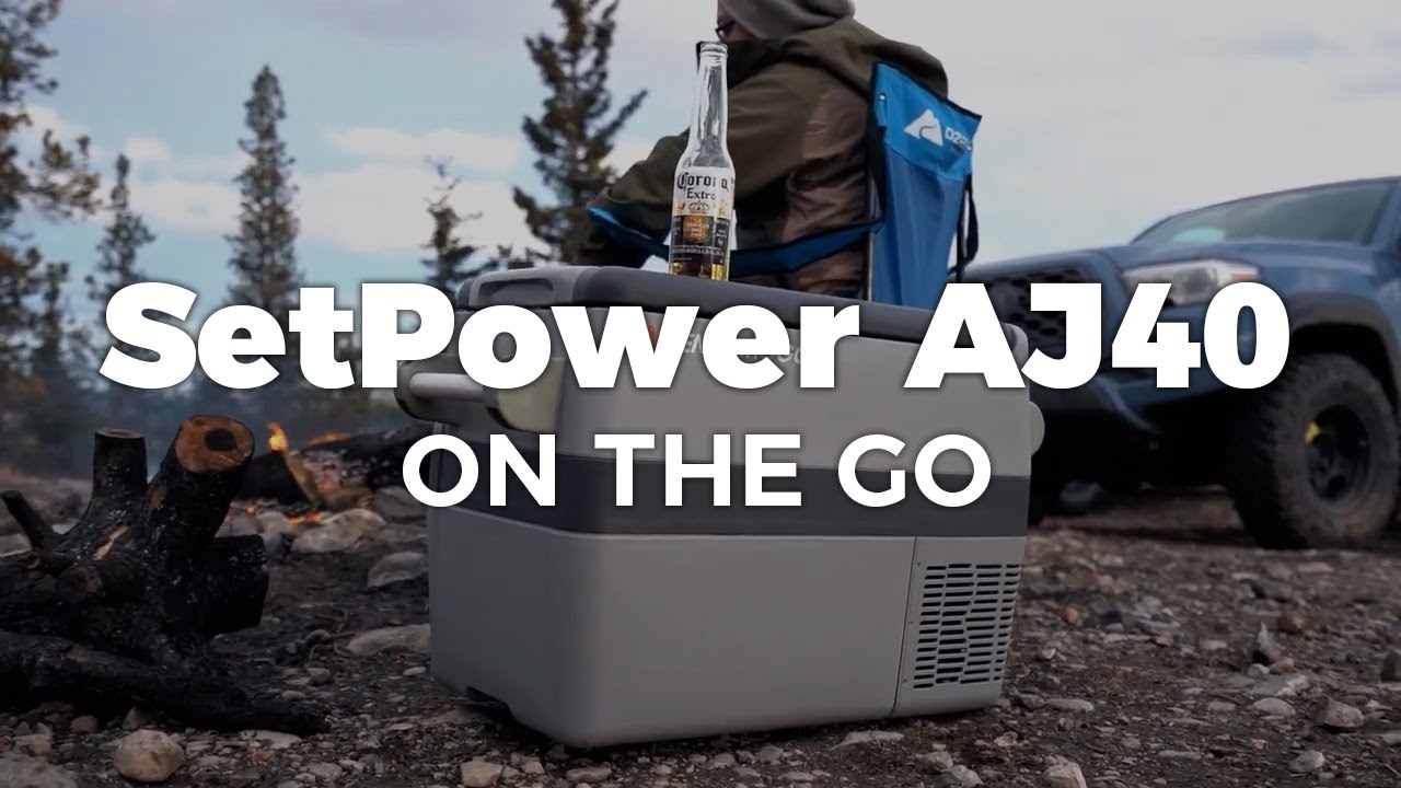 SetPower | AJ40 42Qt Outdoor Powered Cooler - YouTube