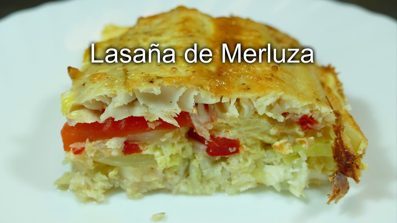 Lasaña de Merluza - Receta rica económica y fácil de hacer - YouTube