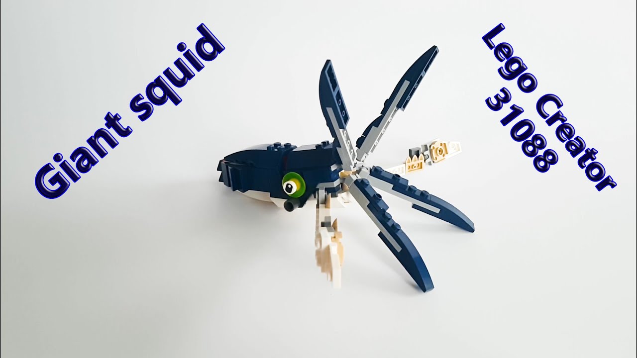 Giant squid speed build | Lego Creator deep sea creatures set 3in1 ...