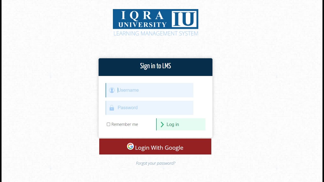 How to login IULMS account? - YouTube