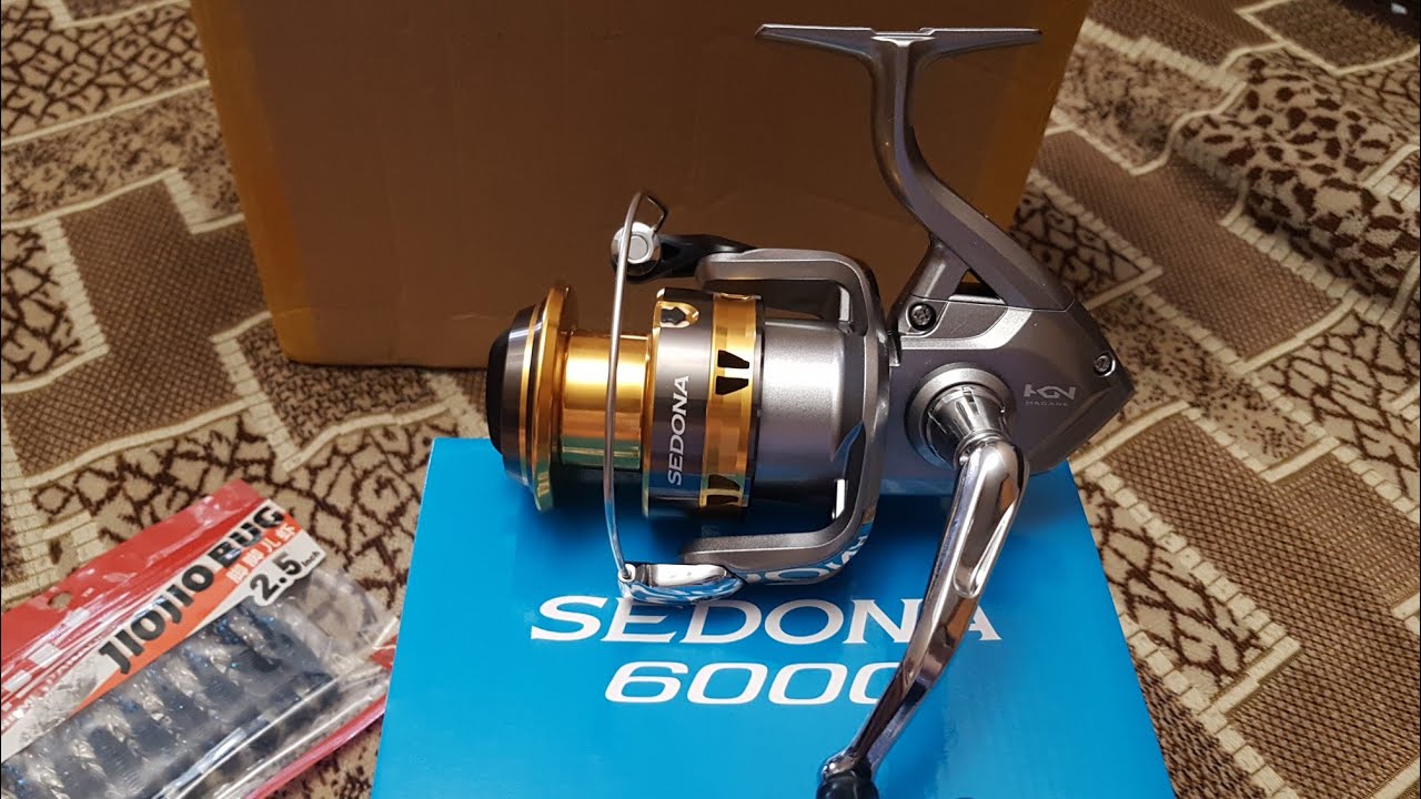 Распаковка катушки Shimano Sedona 6000 F1 - YouTube