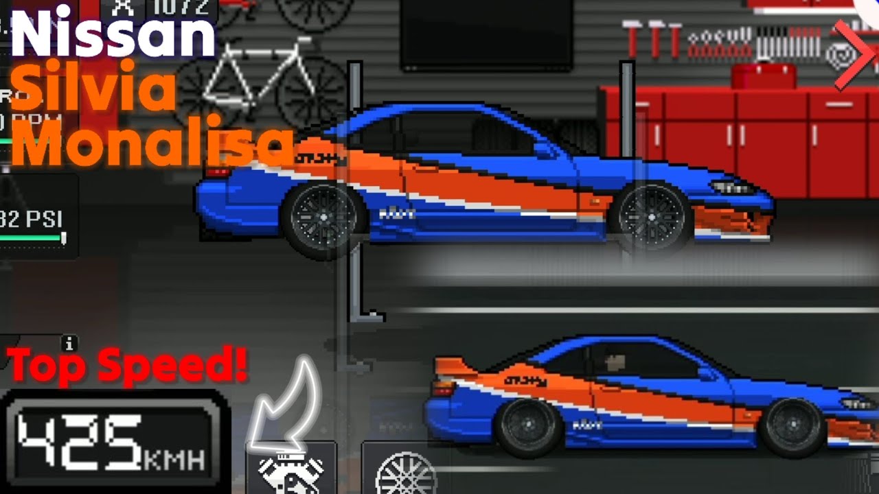Silvia S15 Monalisa! - Pixel Car Racer - YouTube