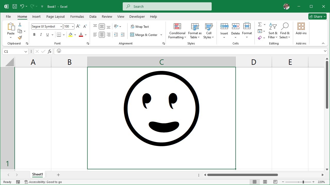 How to Insert the FACE WITH ROLLING EYES Symbol in Excel - YouTube