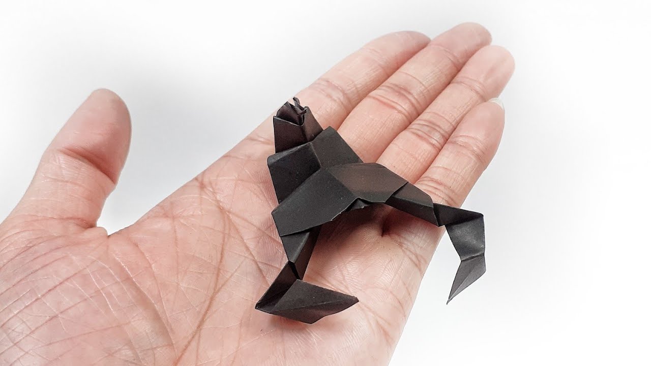 Easy Origami Scorpion Tutorial - YouTube