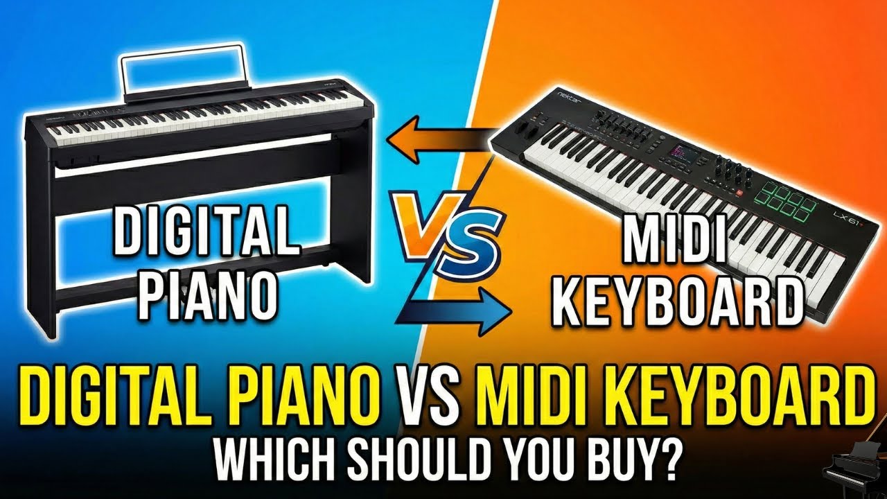 Digital Piano vs MIDI Keyboard - Which Should You Buy?! - YouTube