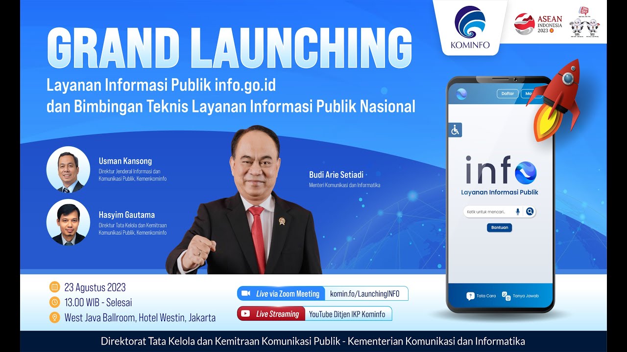 Grand Launching Layanan Informasi Publik info.go.id dan Bimtek Layanan ...