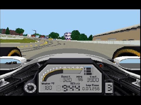 Indycar racing 2 gameplay (Papyrus/1995) - YouTube
