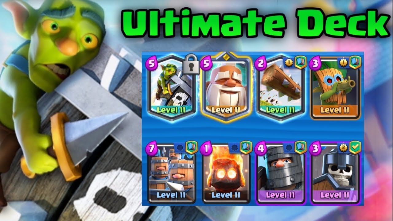 ultimate GOBLIN PARTY ROCKET deck | new update - clash royale - YouTube