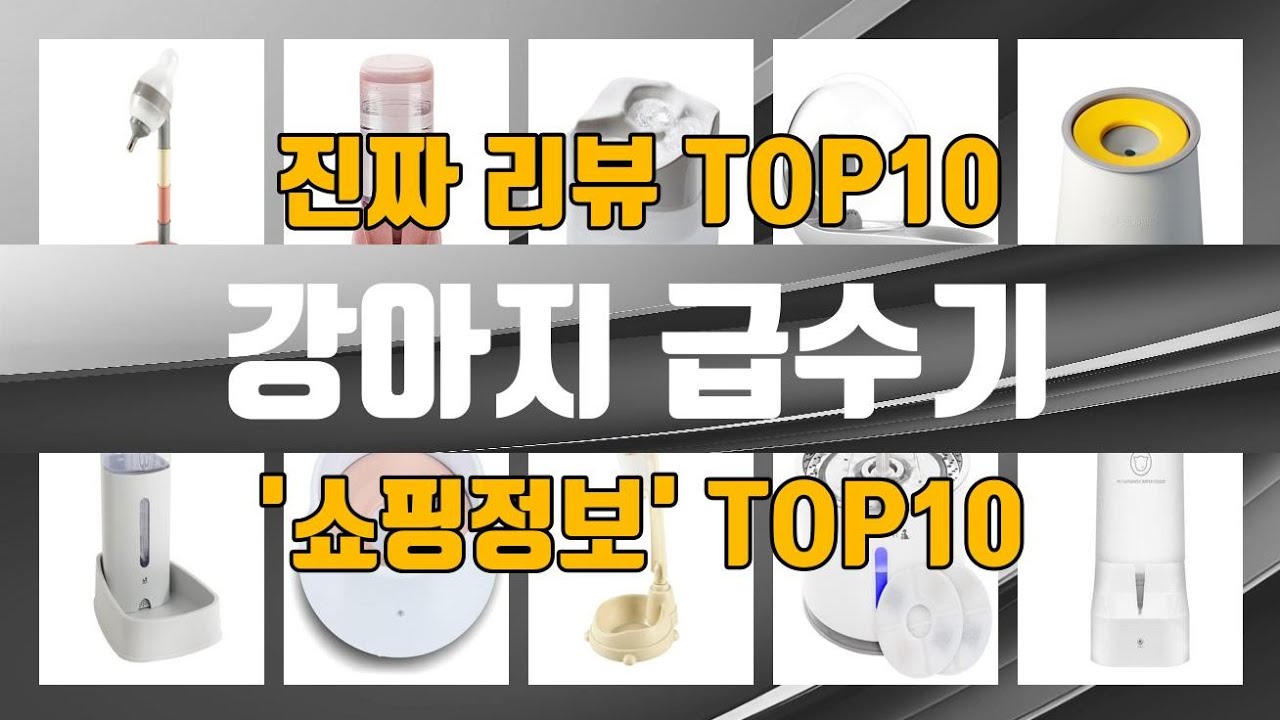 강아지 급수기 인기제품 Top10 선정 추천 Youtube