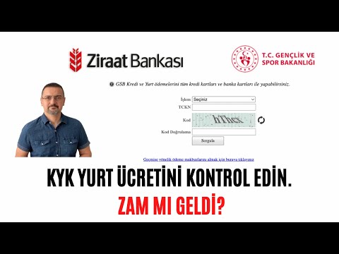KYK YURT BORCUNUZU KONTROL EDİN. KYK' YA ZAM MI GELDİ?