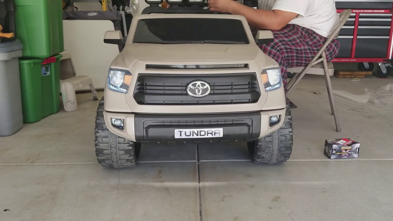 Custom remote controlled mini tundra RC dynacraft - YouTube