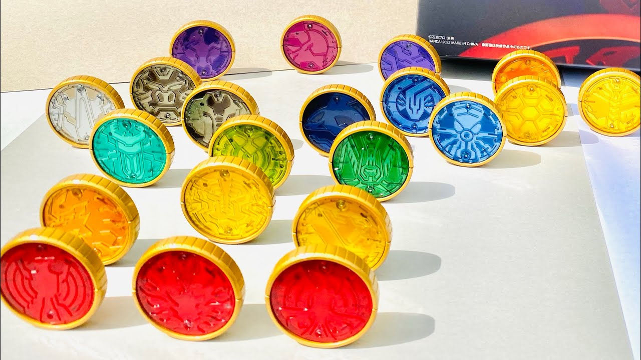 【コンボ集① 】ver.10thと抽出音声と21のコアメダル Kamen Rider OOO ALL COMBO ① - YouTube