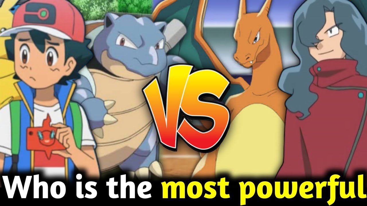 Ash vs Tobias | Blastoise vs Charizard | ash ultimate Pokemon | Pokemon ...