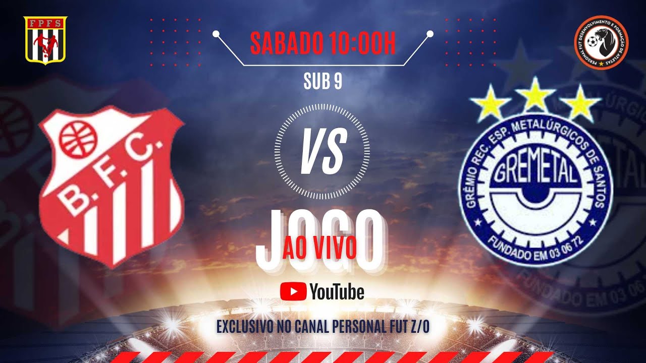 Federação Paulista de Futsal 2024 - BFC X GREMETAL - SUB 9 - YouTube