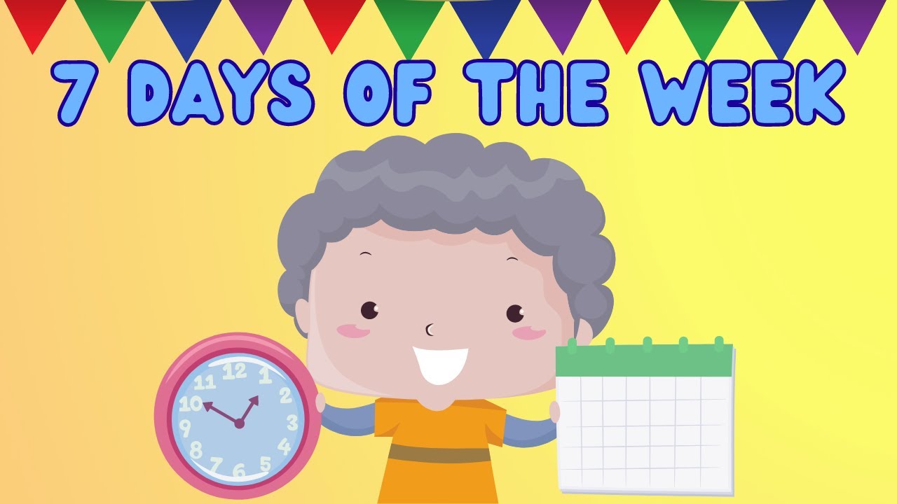 7 Days of the Week - Nursery Rhymes & Children's Songs - MooMookids ...