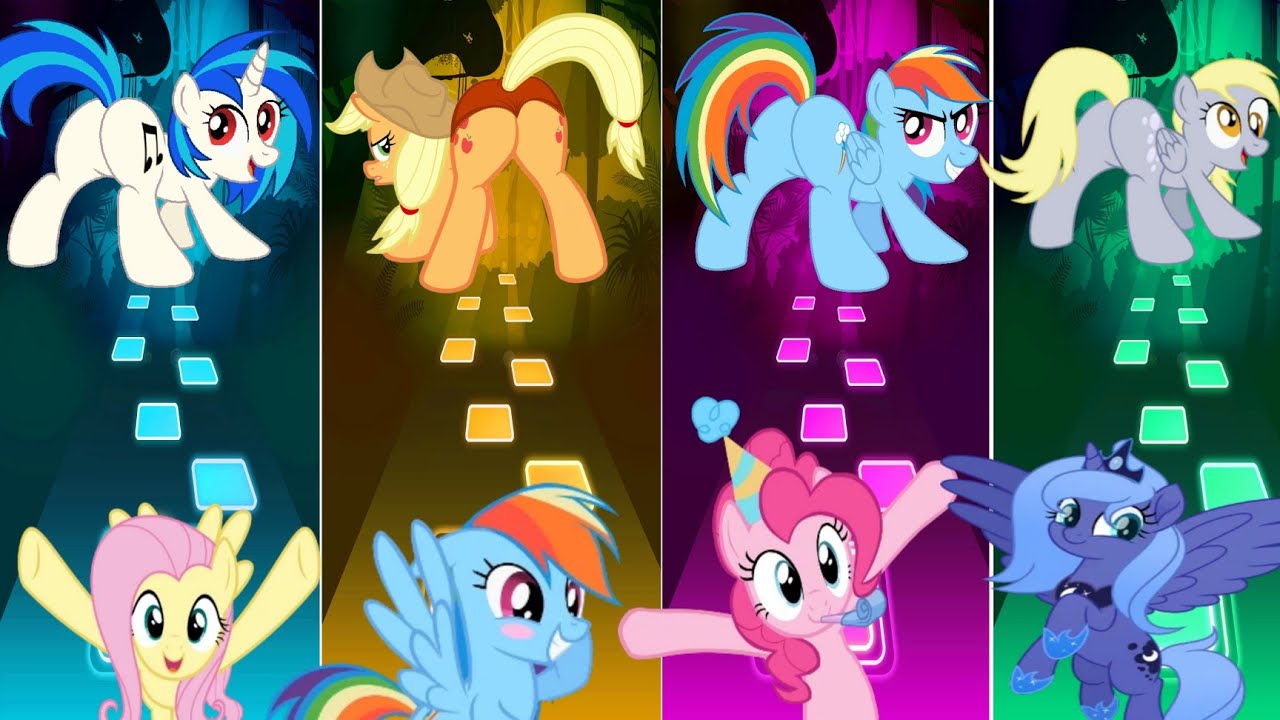 Rainbow Dash - Dj Pony - Princess celesita - Derpy Hooves Song ...