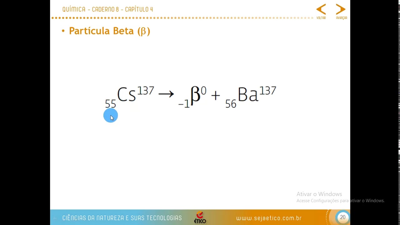 Partícula Beta - desintegração de um nêutron. (radiação beta) - YouTube