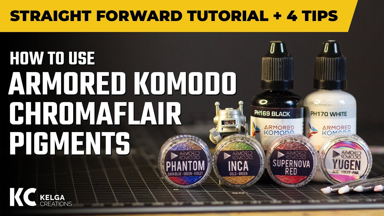 How to use Armored Komodo ChromaFlair pigments 【STRAIGHT FORWARD TUTORIAL + 4 TIPS】 - YouTube