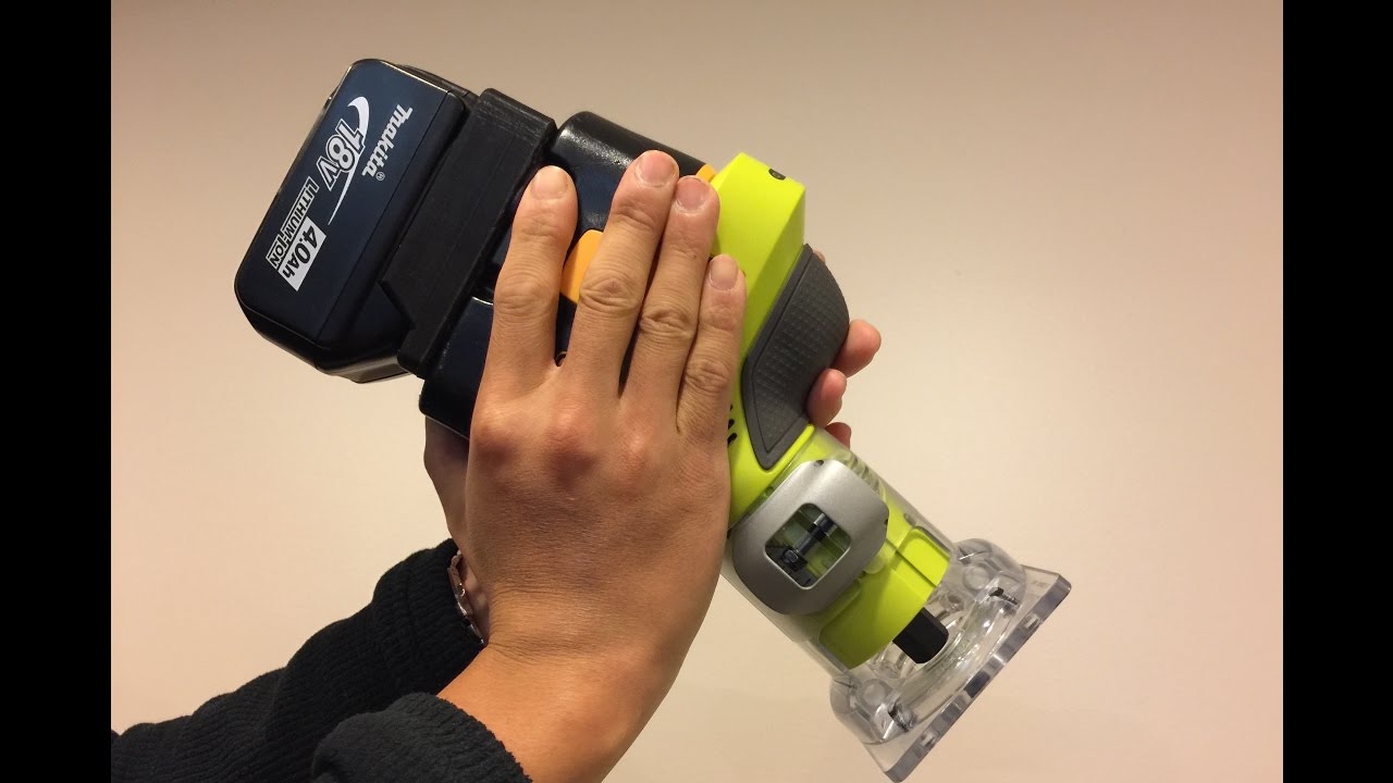 Makita 18V LXT Battery Powered Cordless Trim Router - YouTube