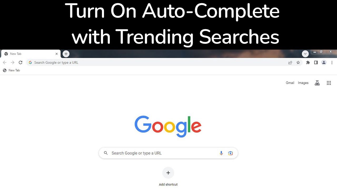How to Turn On Auto-Complete with Trending Searches on Google? - YouTube