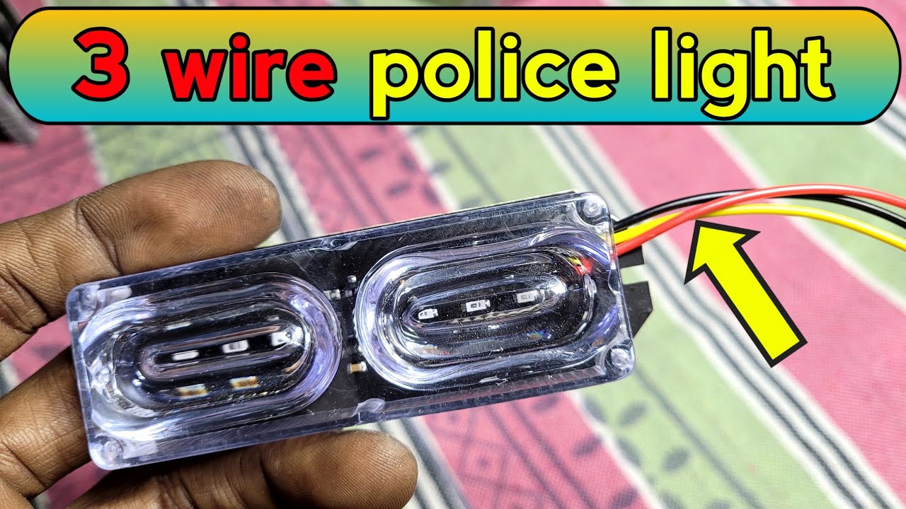 12v led light with 3 wire || blue red cycle bike light || Electronics ...