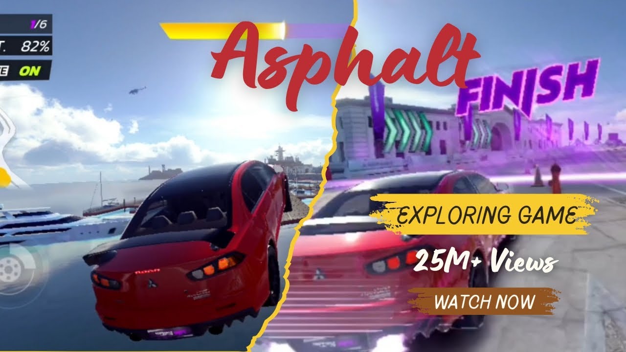 Asphalt || car racing game| First round Finish - YouTube