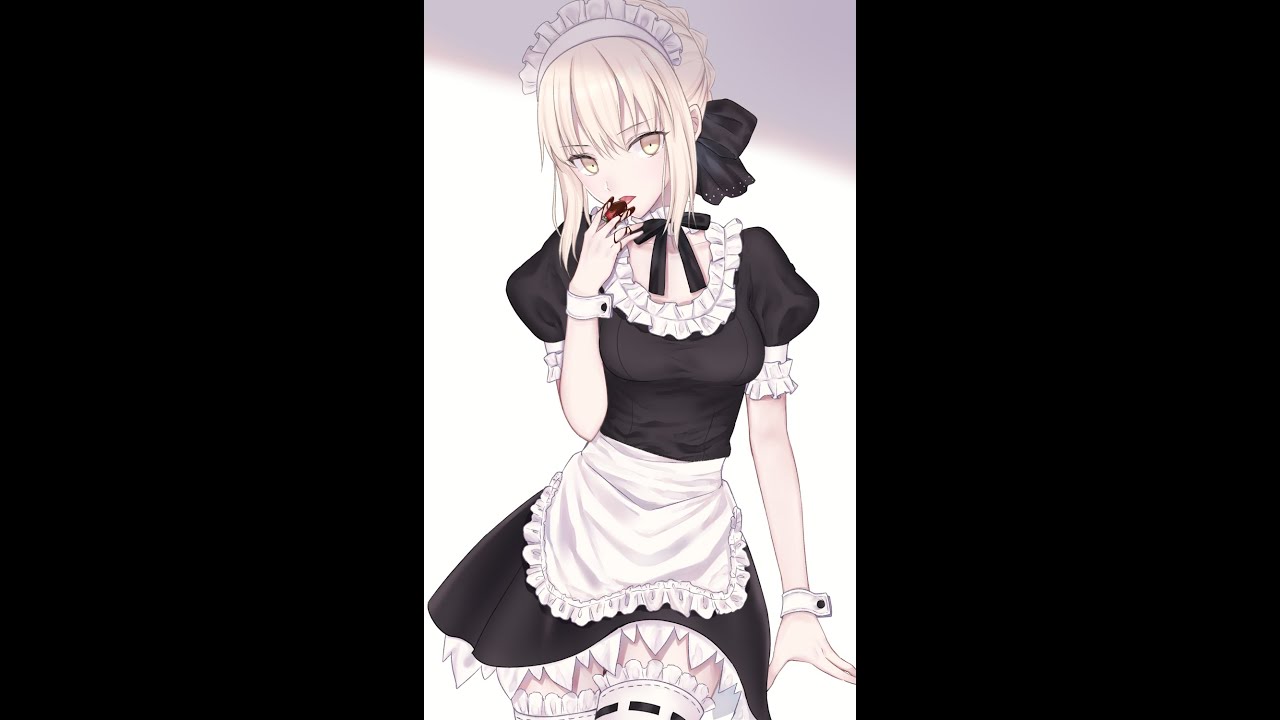 [FGO NA] - Artoria (Maid Alter) Valentine Scene (Voiced) - YouTube