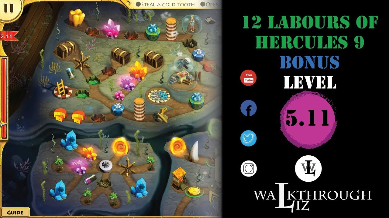 12 Labours Of Hercules 9 - Bonus Level 5.11 Walkthrough - YouTube