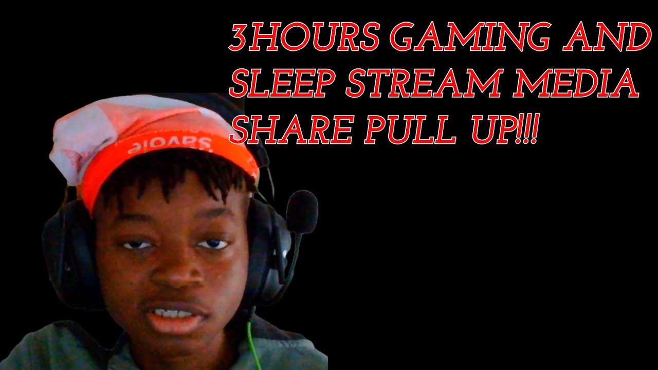 GAMING AND SLEEP STREAM TTS AND MEDIA SHARE - YouTube