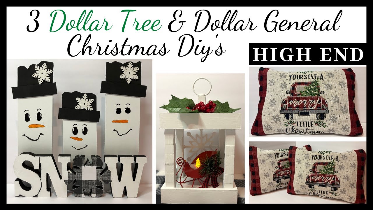 Dollar Tree Christmas Decor Diys/Friend Friday Hop/Christmas 2020 ...